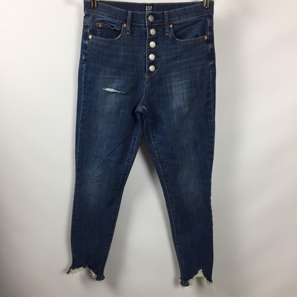 GAP | Jeans | Button Fly High Rise Gap True Skinny Size 27 | Poshmark
